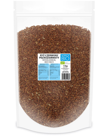 Raudonieji viso grūdo ryžiai BIO 5 kg - HORECA Mažiausia kaina ...