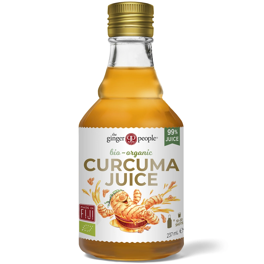 Kurkumos sultys, tiesiogiai spaustos, ekologiškos, 237 ml – Ginger ...